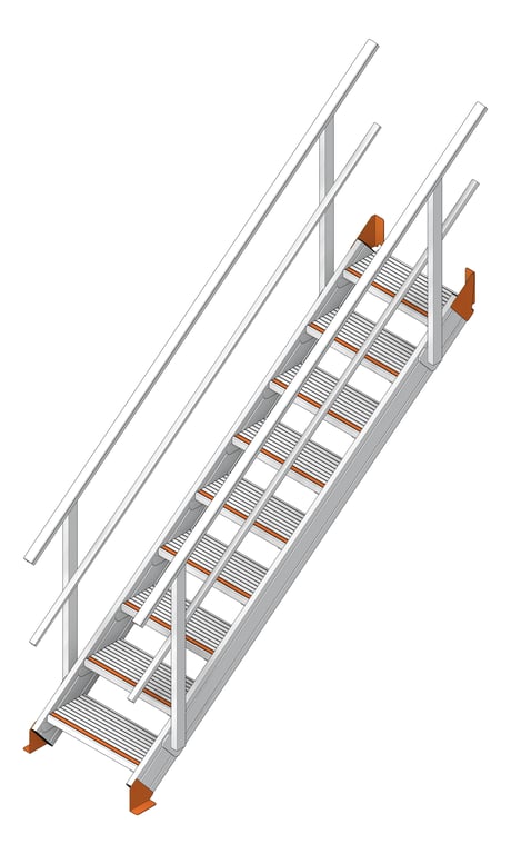 Stair Modular Kattsafe - BIMcontent.com